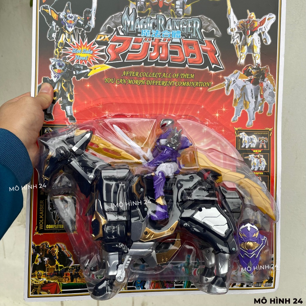 Bộ Siêu Nhân Lắp Ráp Kỵ Mã Magic Ranger Siêu Nhân Phép Thuật vỉ ngựa ...