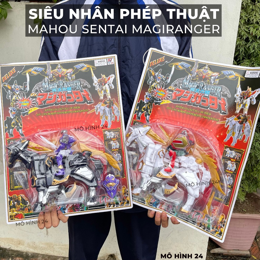 Bộ Siêu Nhân Lắp Ráp Kỵ Mã Magic Ranger Siêu Nhân Phép Thuật vỉ ngựa ...