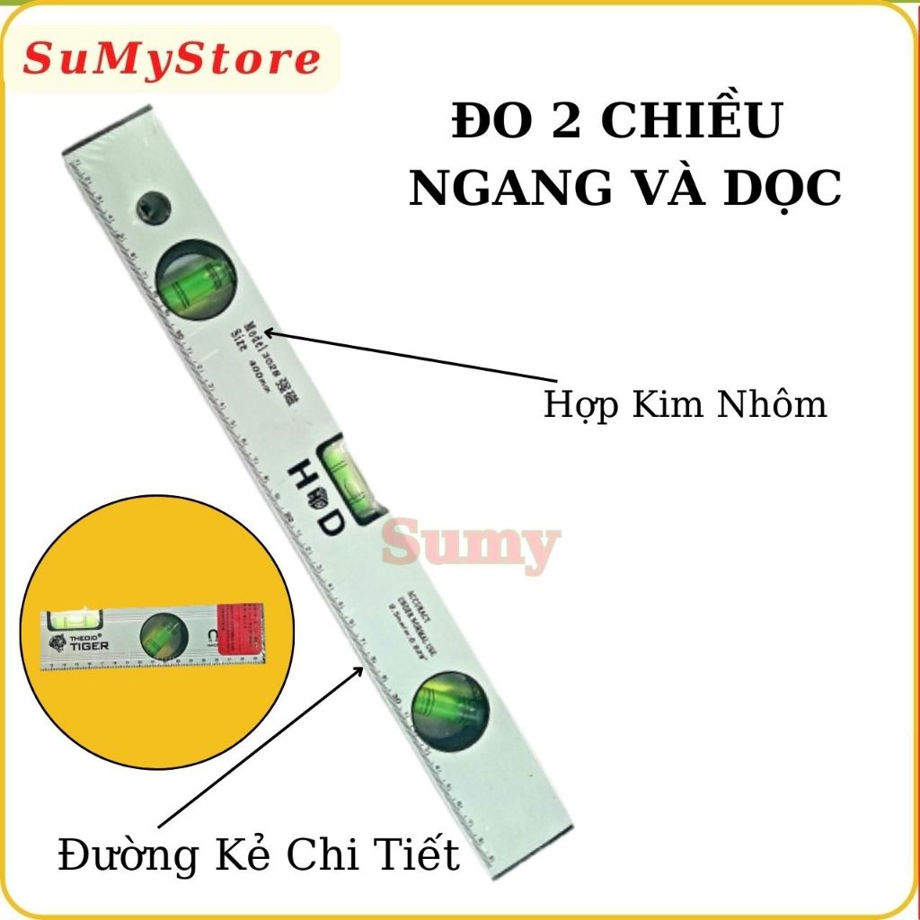 [Hàng Loại 1] Thước Thủy Cân Bằng Có Nam Châm Hiệu LS+, Nhiều Kích Thước 30cm-40cm-50cm-60cm ...