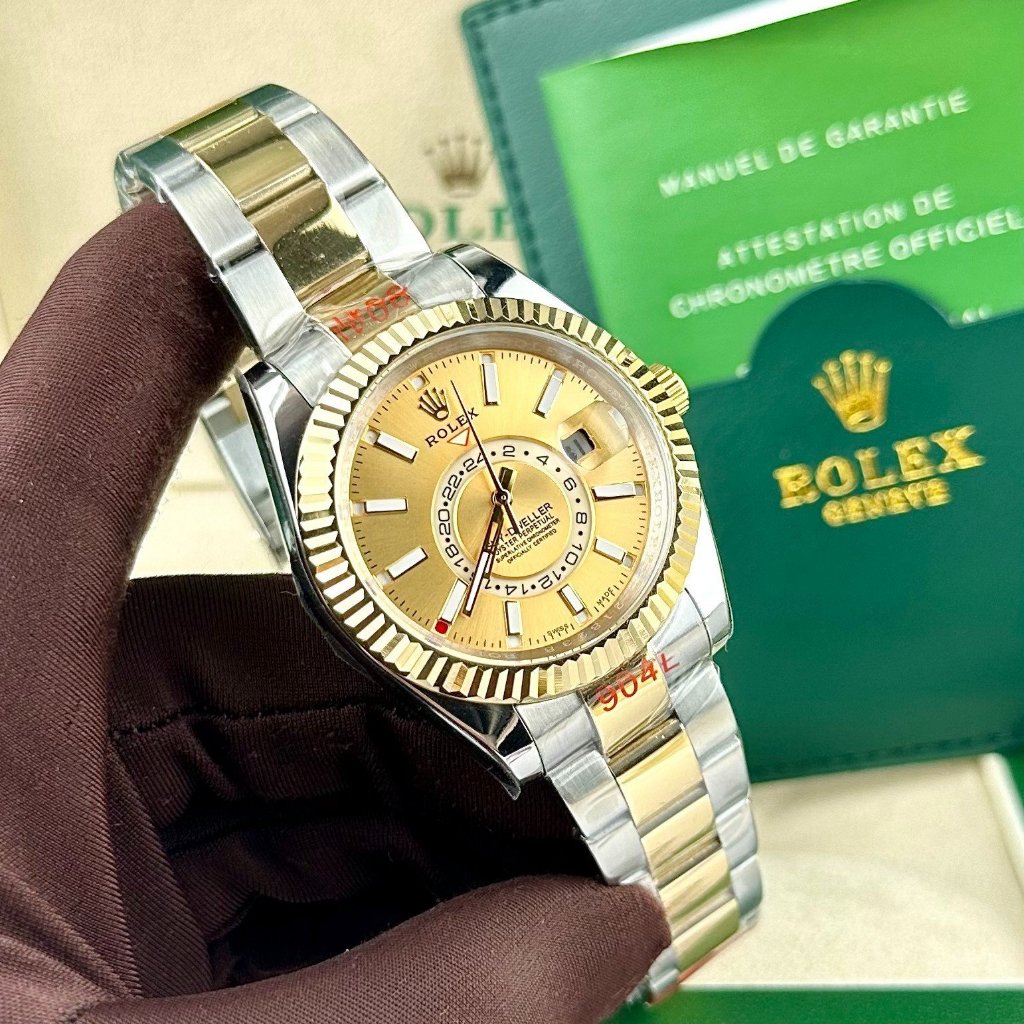[Fullbox]Đồng hồ nam Rolex Sky Dweller 41mm máy cơ Miyota Nhật Bản ...
