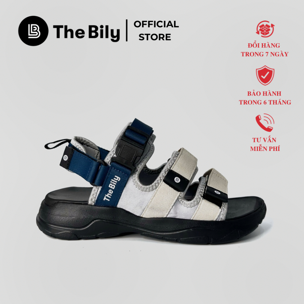 Giày Sandal Nam Nữ Unisex The BiLy Quai Ngang Dây Dù Đế IP Siêu Êm Nhẹ ...