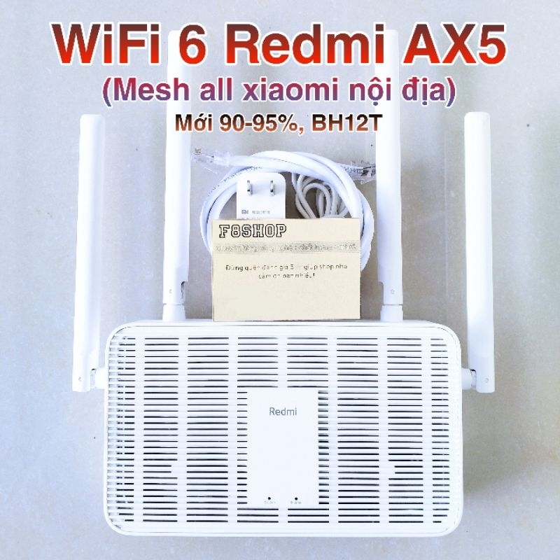 Bộ phát Wifi Xiaomi Redmi AX5 AX1800 AX3000 RA67 RA81 Wifi 6 AX3000 | Shopee Việt Nam