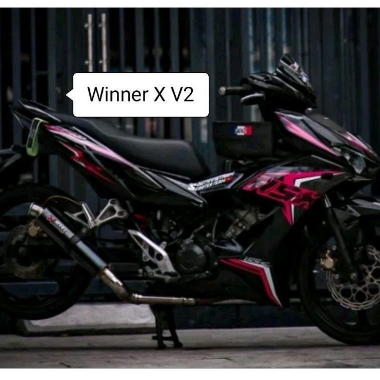 Tem Honda Winner X V2 Rsx Hồng Đen | Shopee Việt Nam