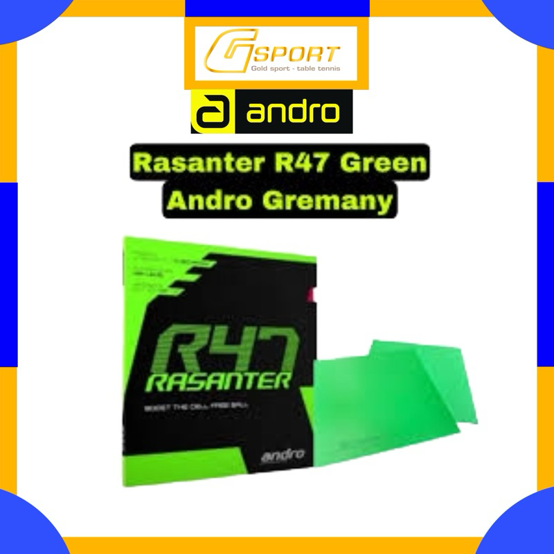 Mặt Vợt Andro Rasanter R47 Green - Xanh Lá - Hàng Chính Hãng Made In ...