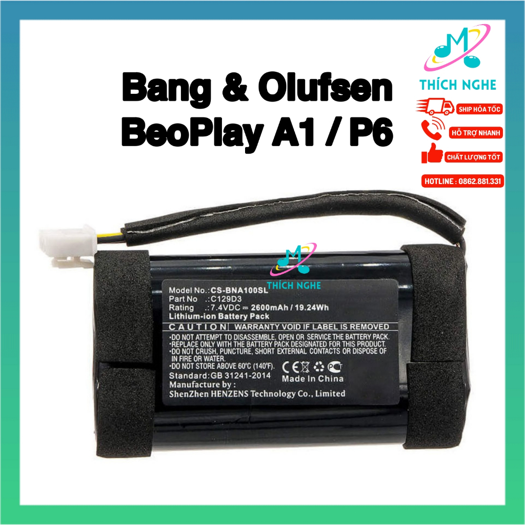 Pin B&O BeoPlay A1 P6 - Pin Loa Bang & Olufsen BEOPLAY A1 P6 - Pin Độ B ...