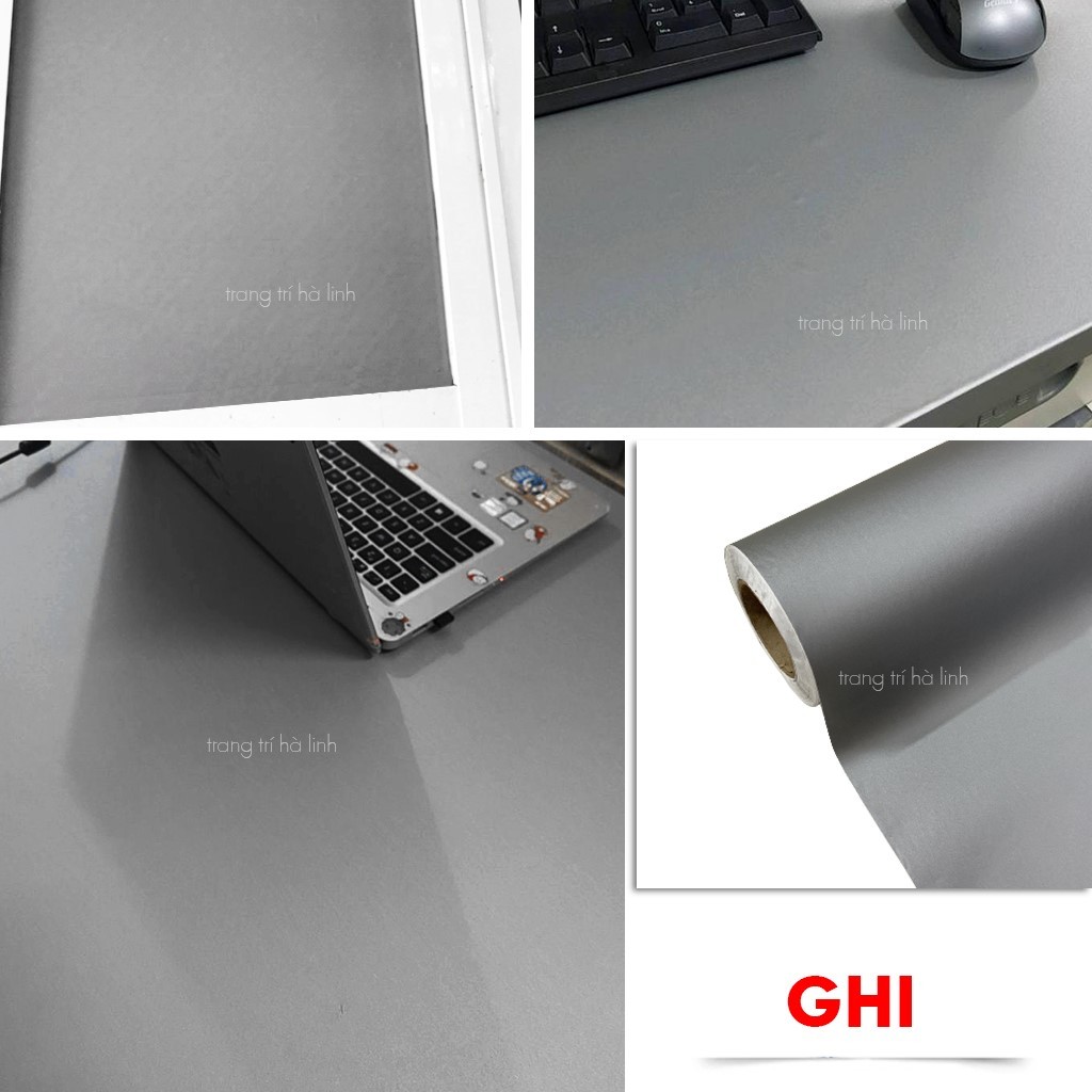 Decal trắng nhám dán tủ bàn, decal dán kính kiếng, giấy dán tường màu ...