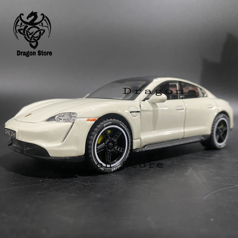 Mô hình xe ô tô hợp kim Porsche TAYCAN tỉ lệ 1:32 khung thép chắc chắn ...