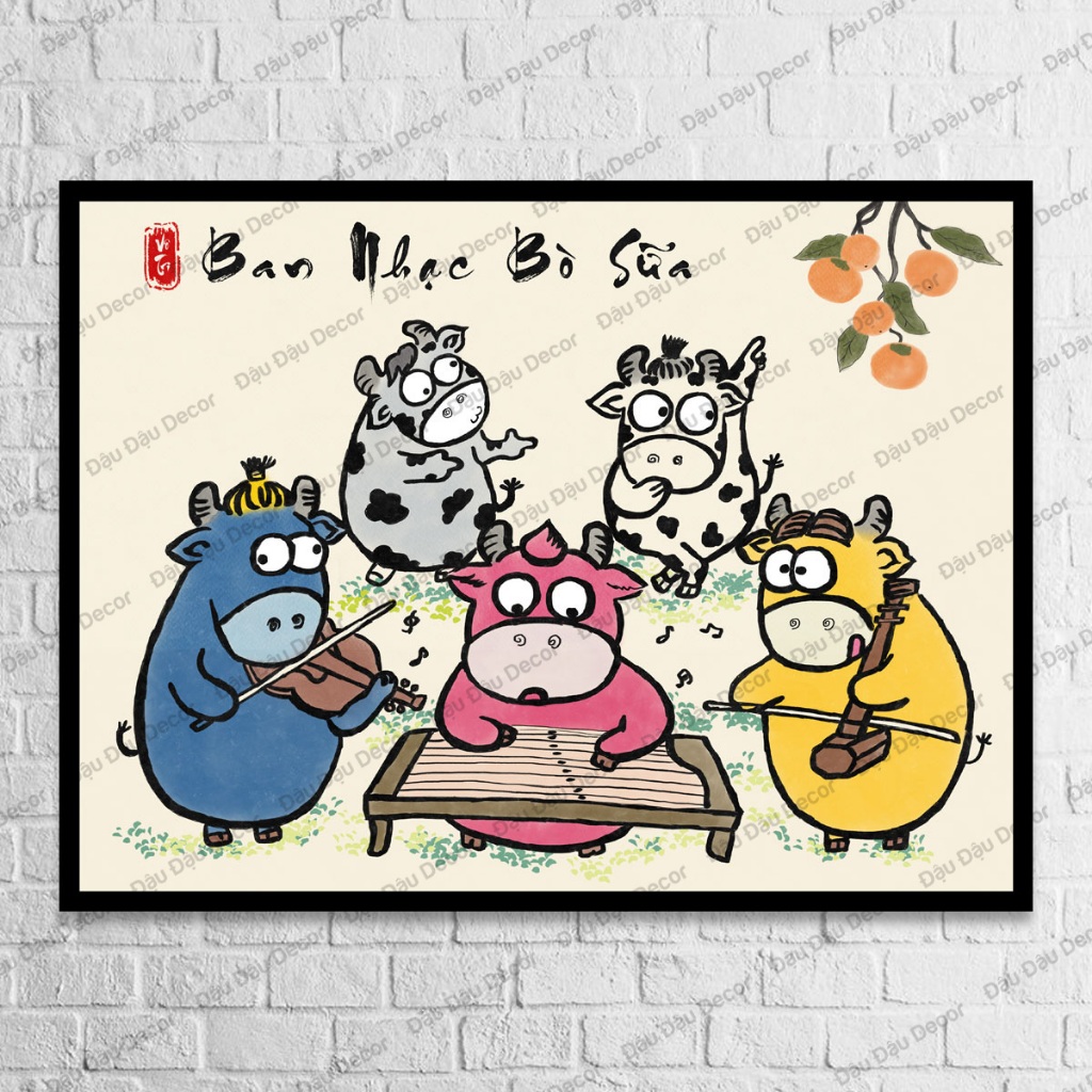 Tranhvô tri hài hước BAN NHAC BO SUA chế hài | Tranh BAN NHAC BO SUA ...