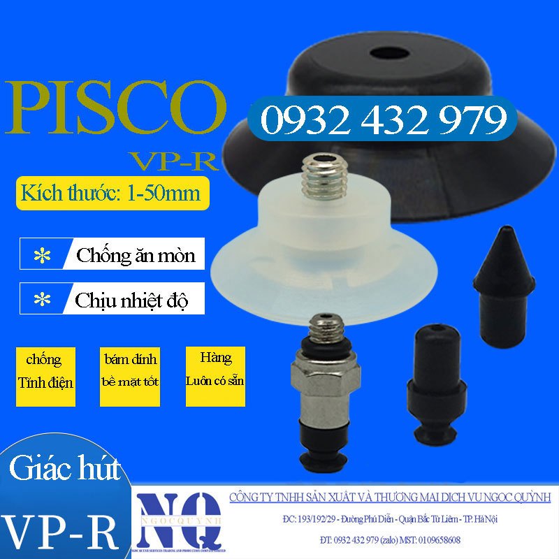 PISCO - Giác hút chân không VP-1,2,3,4,6,8,10,15,20,25,30-40-50 RS/RN | Shopee Việt Nam