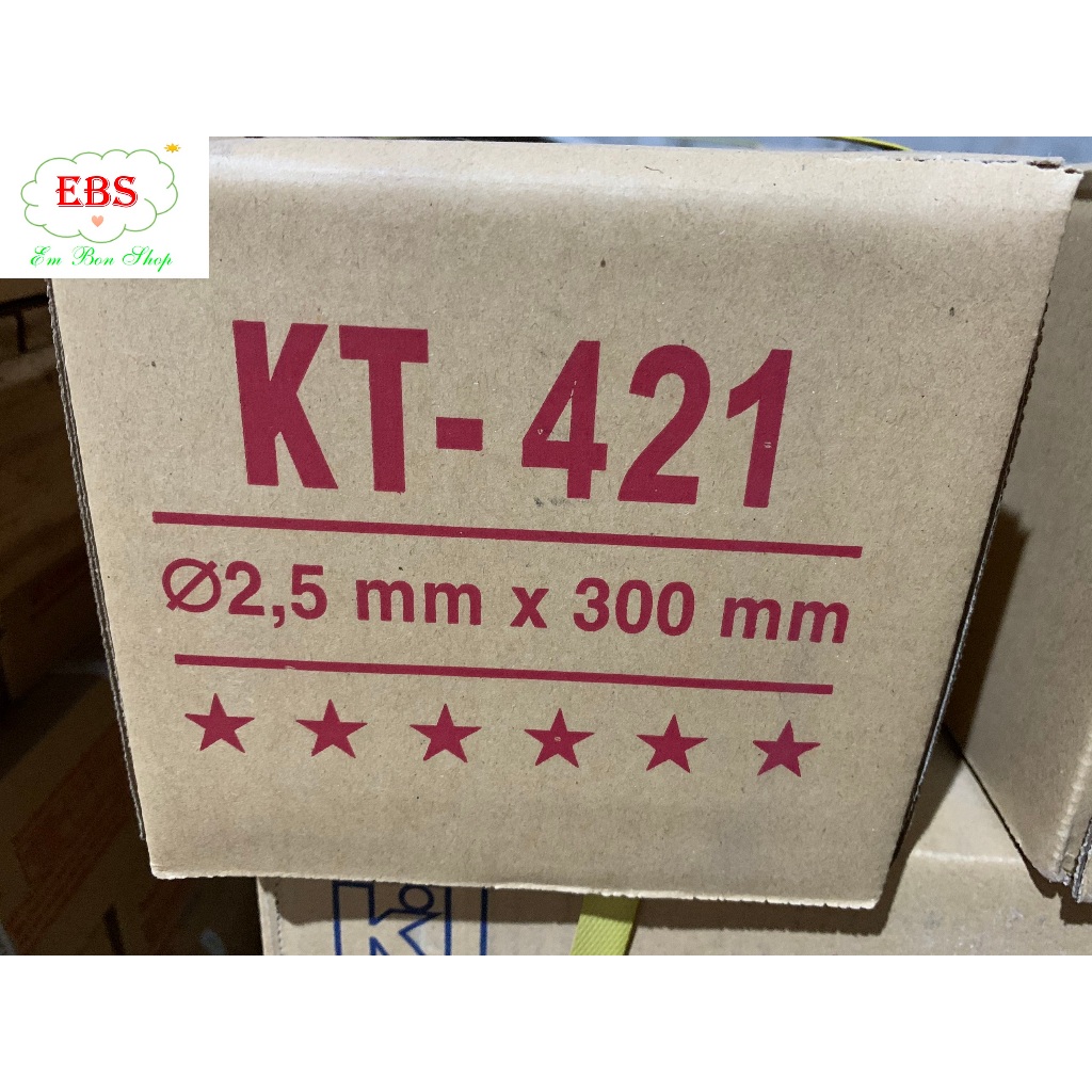 Que hàn 2.5mm 1 Bó 2.5 Kg (Chính Hãng 20 Kg /1 Thùng) - Kim Tín KT- 421 ...