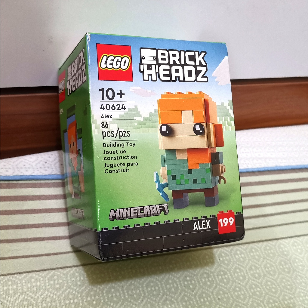 [Lego BrickHeadz] 40624 Minecraft Nhân vật Alex | Shopee Việt Nam