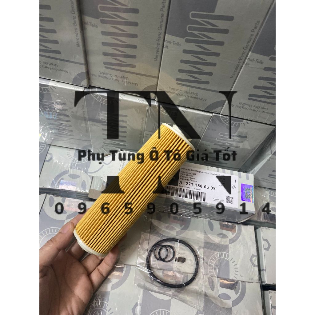 Lọc nhớt (lọc dầu) động cơ xe Mercedes-Benz C180, C250, E200, E250, SLK ...