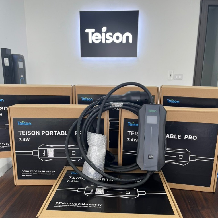 TEISON 7.4kW/ Bộ sạc ô tô điện di đồng CAO CẤP Teison cho Vinfast VF5 ...