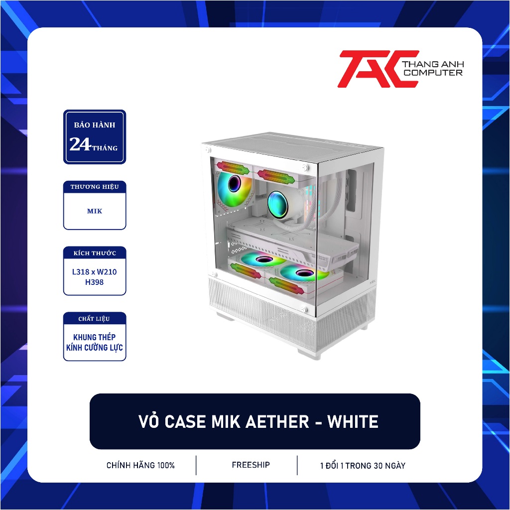 VỎ CASE MIK AETHER (BLACK / WHITE) - HÀNG CHÍNH HÃNG | Shopee Việt Nam