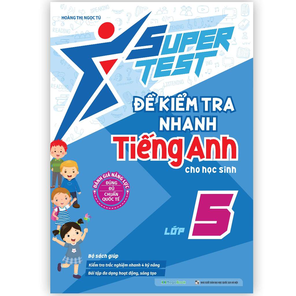 Sách Super Test - Đề kiểm tra nhanh Tiếng Anh Lớp 5 - MGB | Shopee Việt Nam