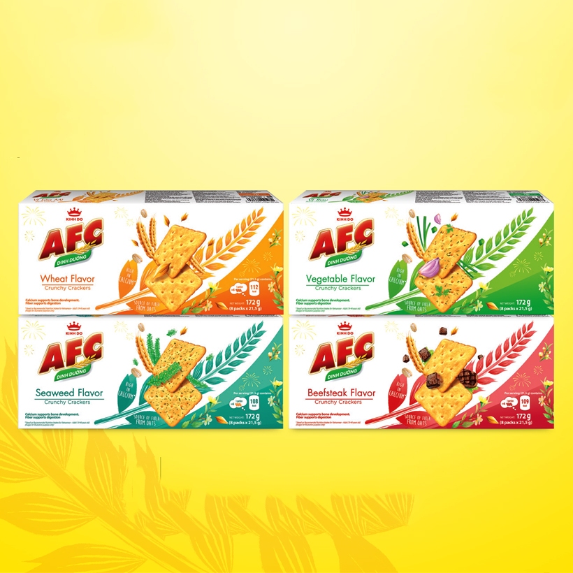 AFC bánh Cracker dinh dưỡng - Hộp giấy 172Gr | Shopee Việt Nam