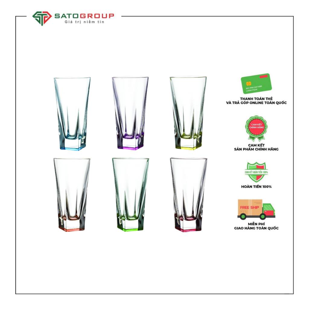 Bộ 6 ly RCR – Fusion Coloured HB, 380 ml | Shopee Việt Nam