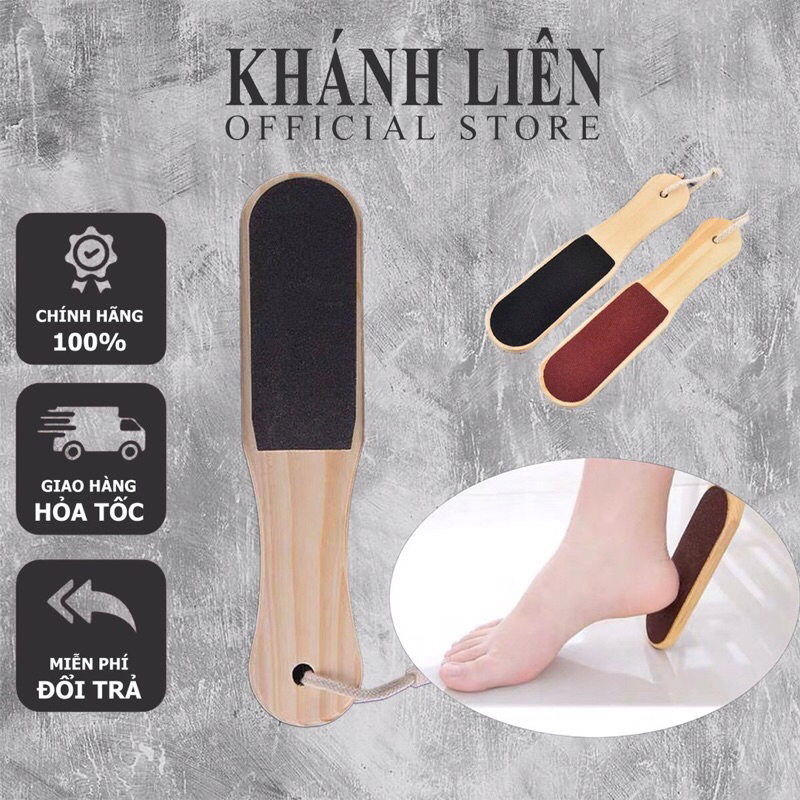 Chà gót chân - chà gót mịn cho đôi chân sạch đẹp - chà gót gỗ | Shopee ...