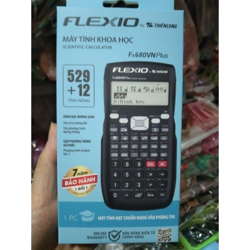 Máy tính khoa học FLEXIO FX 680 và 590vn chức năng gần tương đương và 580vnx casio | Shopee Việt Nam