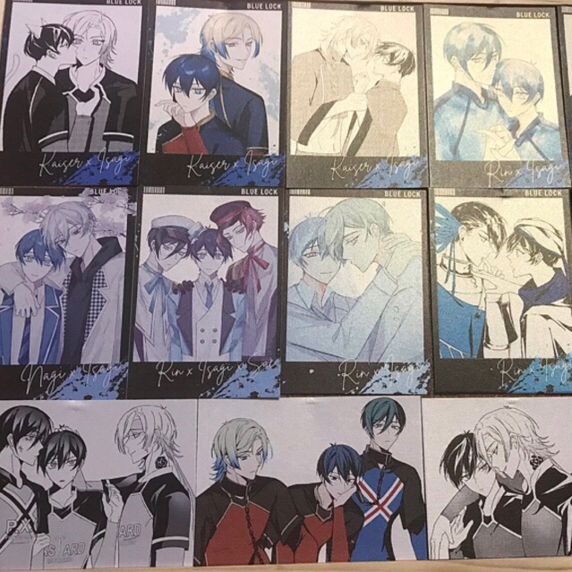 [SẴN] Card bo góc Blue Lock Kaiser x Isagi, Rin x Isagi,... | Shopee ...