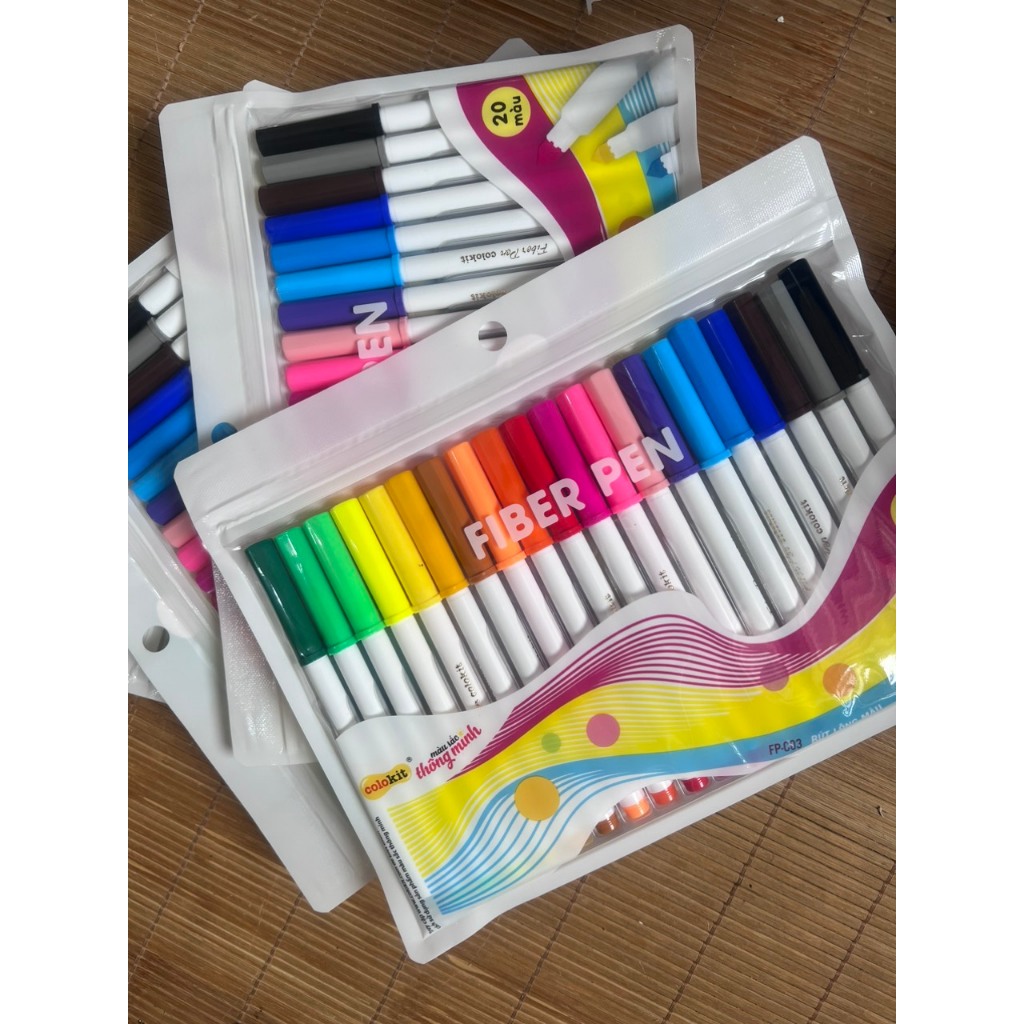 Bút Lông Màu Fiber Pen 20 Màu Retro, Bút Màu Colokit FP-C03 | Shopee ...