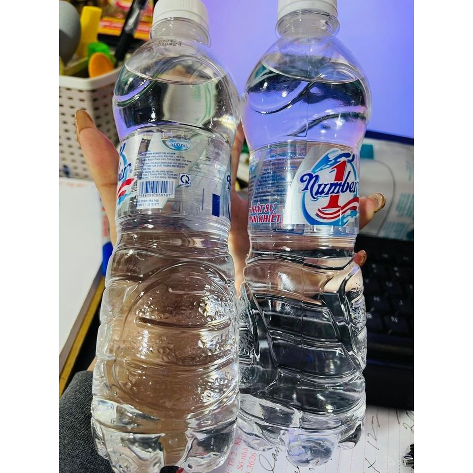 Thùng 24 chai nước tinh khiết Number 1 (Number one) 500ml (nước uống đóng chai/ nước khoáng ...
