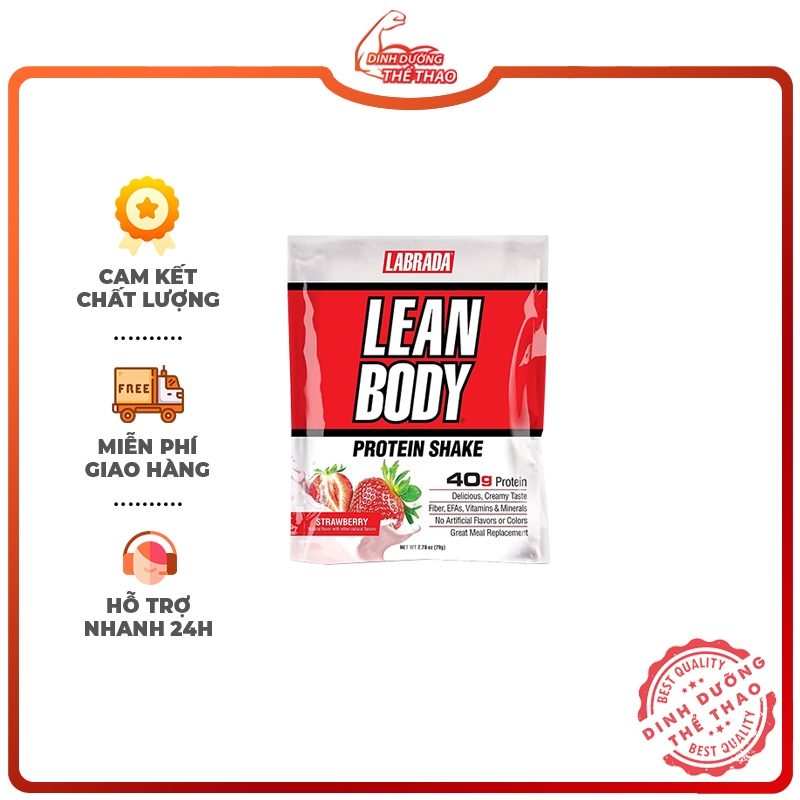 COMBO Lean Body Labrada Gói Dinh Dưỡng Thay Thế Bữa Ăn 1 Gói Lẻ (Combo 10- 15 Gói) | Shopee Việt Nam