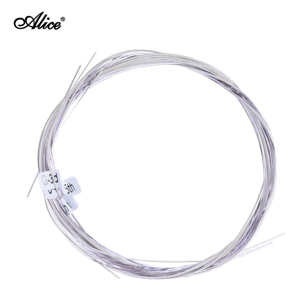 Bộ dây đàn Guitar Classic - Alice AC139 - Titanium Nylon Plain, Silver Plated 85/15 Copper ...