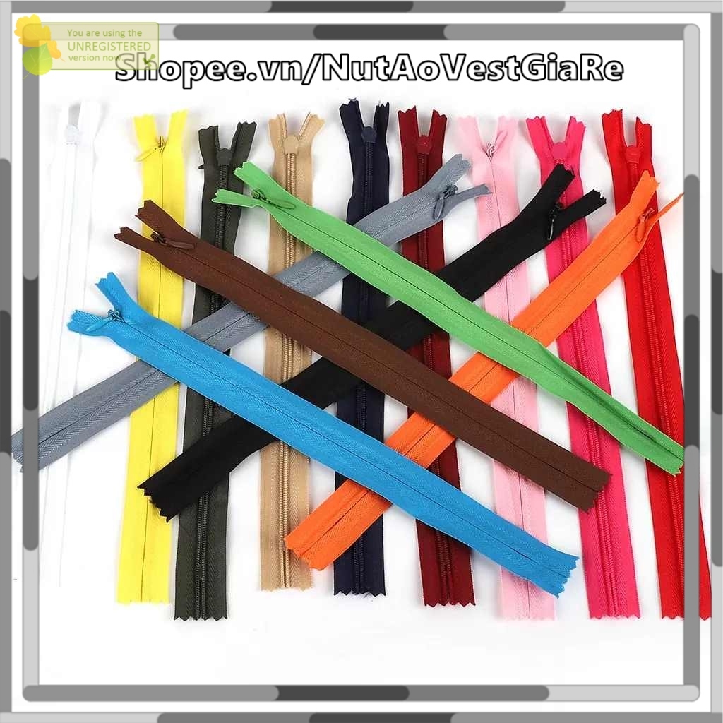 5 chiếc Khóa Giọt Lệ Dài 25cm, 60cm hàng công ty, dây kéo Đủ Màu , Kho ...