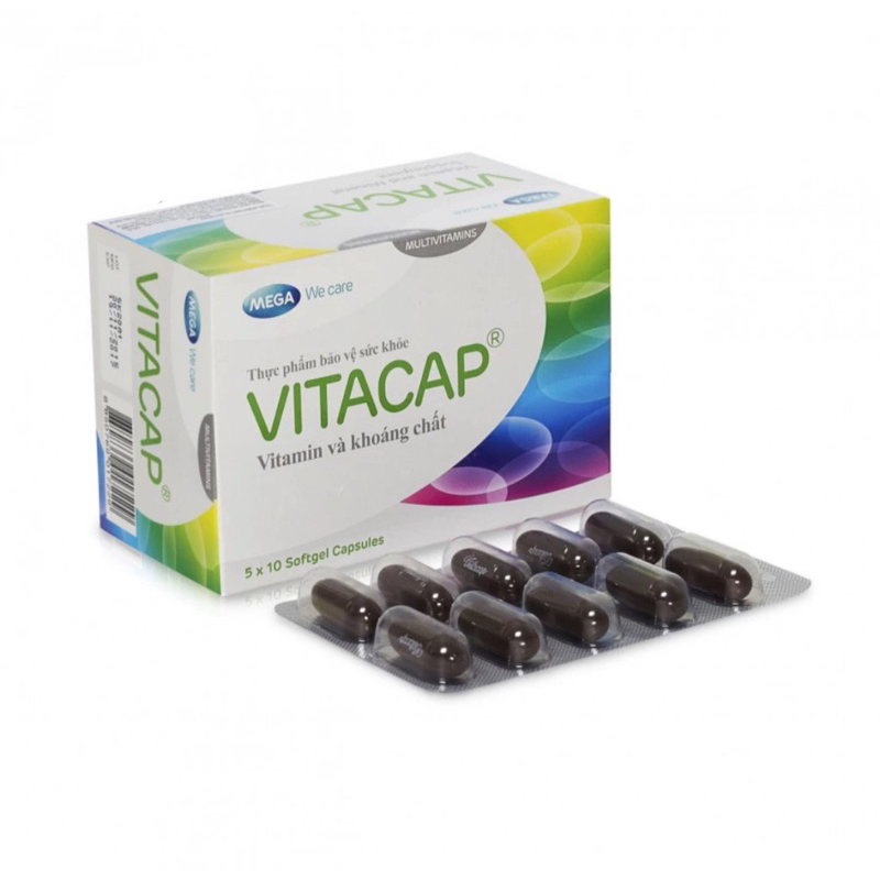 [Chính hãng ]Viên uống Vitacap Mega bổ sung vitamin, khoáng chất (50 ...