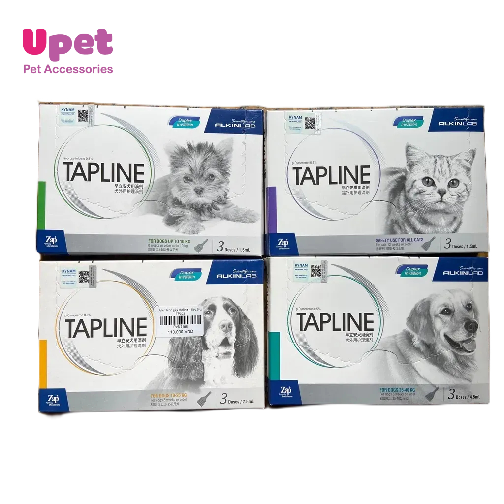 TAPLINE - ALKIN Nhỏ gáy phòng ngừa và chống ve - bọ chét, rận hiệu quả ...