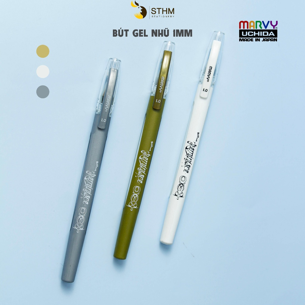 [Chính hãng Marvy] - Bút Gel Marvy Uchida 920 - Ngòi 1mm, mực gel trắng ...