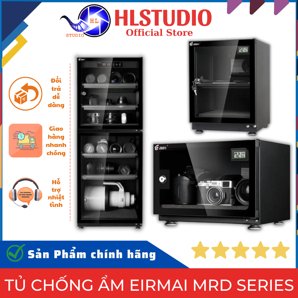 Tủ Chống Ẩm Eirmai MRD Series -Giải Pháp Bảo Vệ Thiết Bị Quay Phim Chuyên Nghiệp HL Studio ...
