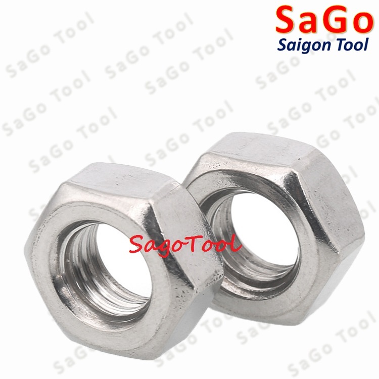 Đai Ốc ren trái, Tán Ecu ren ngược Inox 304 dùng cho bulong M3 đến M16 ...