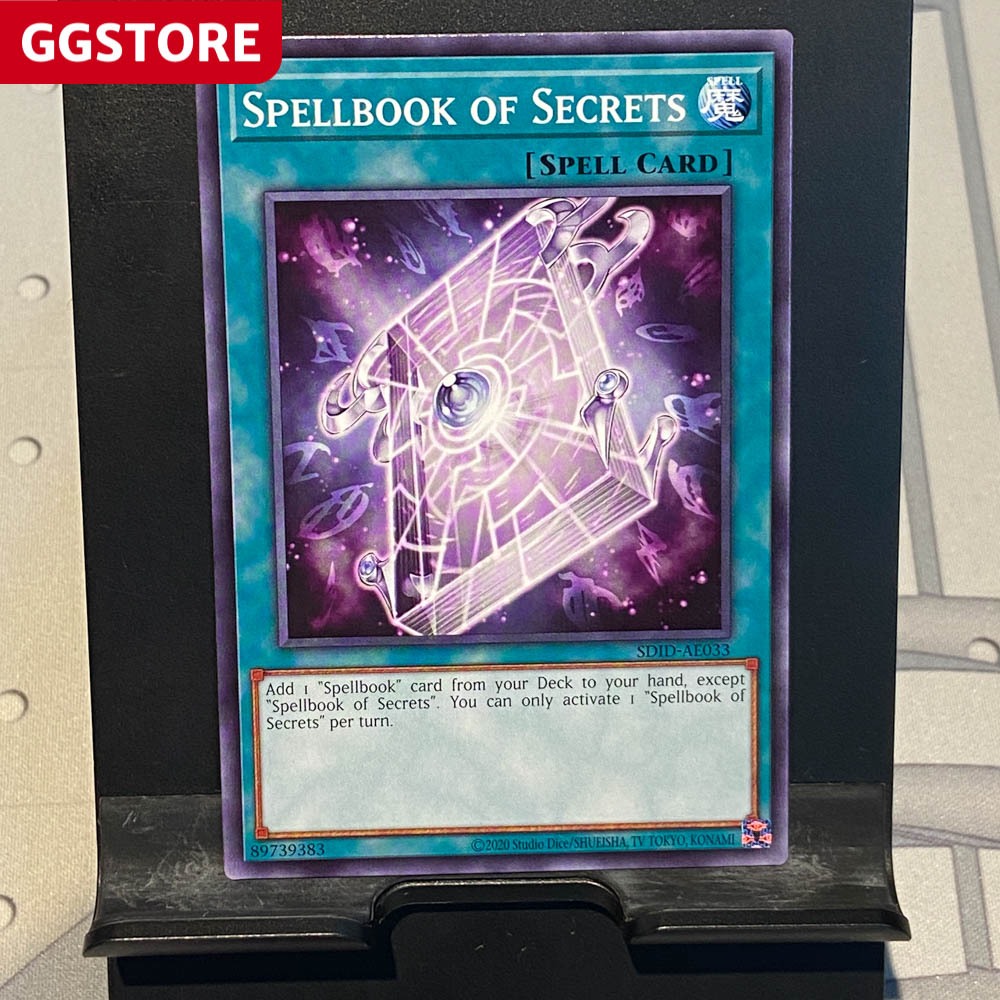 [ Bài Yugioh Chính Hãng ] Spellbook of Secrets - Common - SDID-AE033 ...