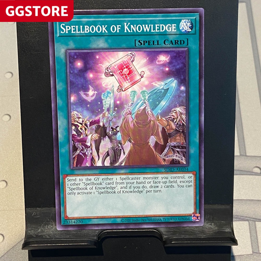[ Bài Yugioh Chính Hãng ] Spellbook of Knowledge - Common - SDID-AE034 ...
