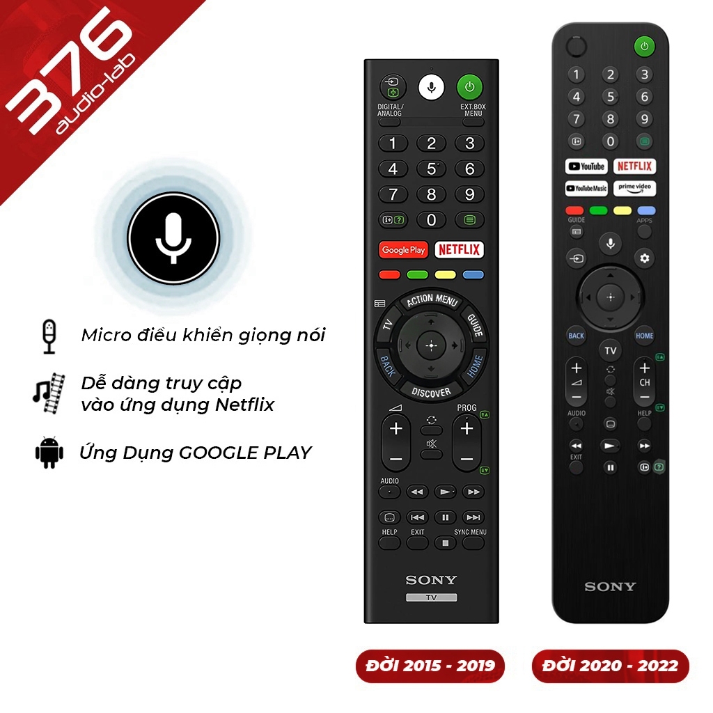 [LOẠI XỊN] REMOTE Sony Giọng Nói - Đời 2019 và 2022 - Giá Rẻ | Shopee ...