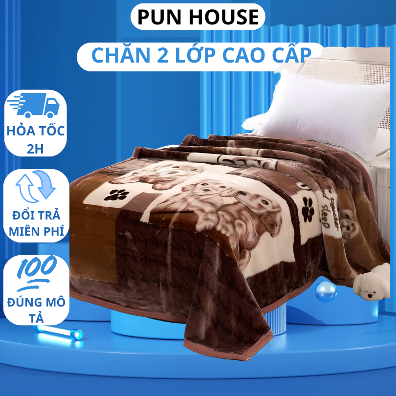 Chăn mền chuẩn 3KG-4KG nhung 2 lớp loại dày siêu ấm cotton mền mịn 2m ...