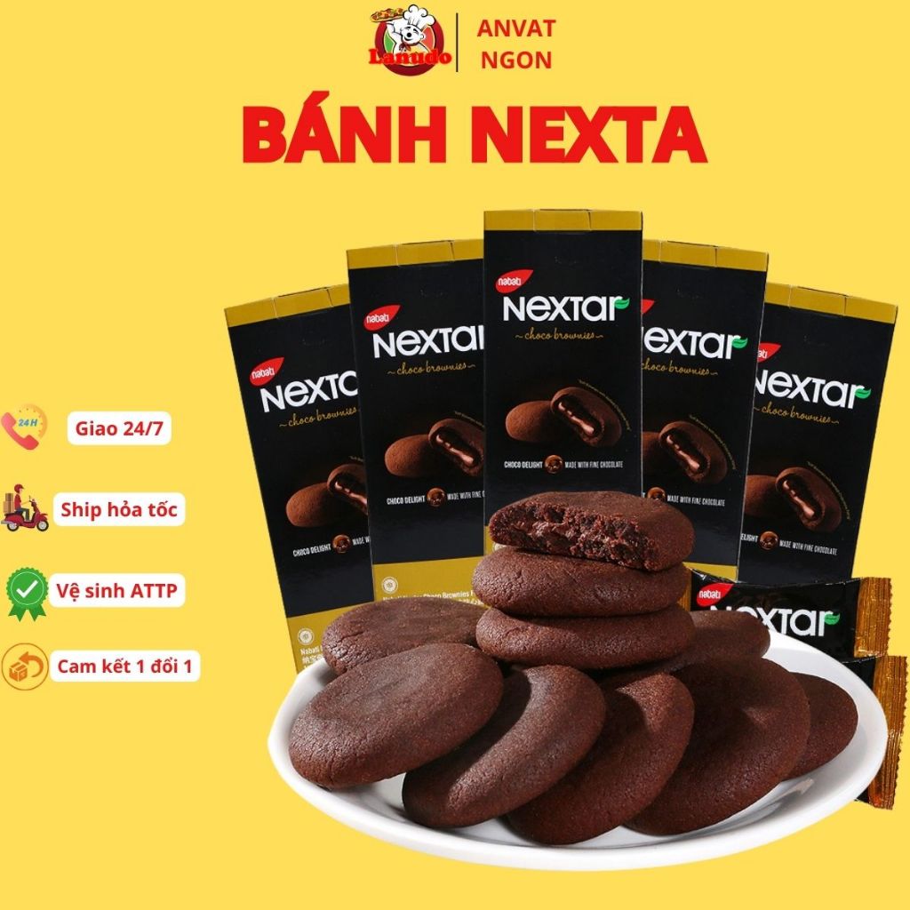 Bánh Socola Nabati Nextar ️Bánh socola ngon cho mọi người hộp 112g=14g ...