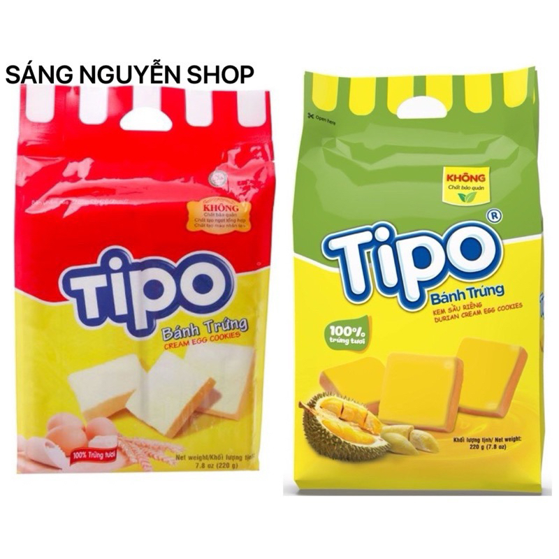 Bánh Trứng Tipo túi 220g Hữu Nghị | Shopee Việt Nam