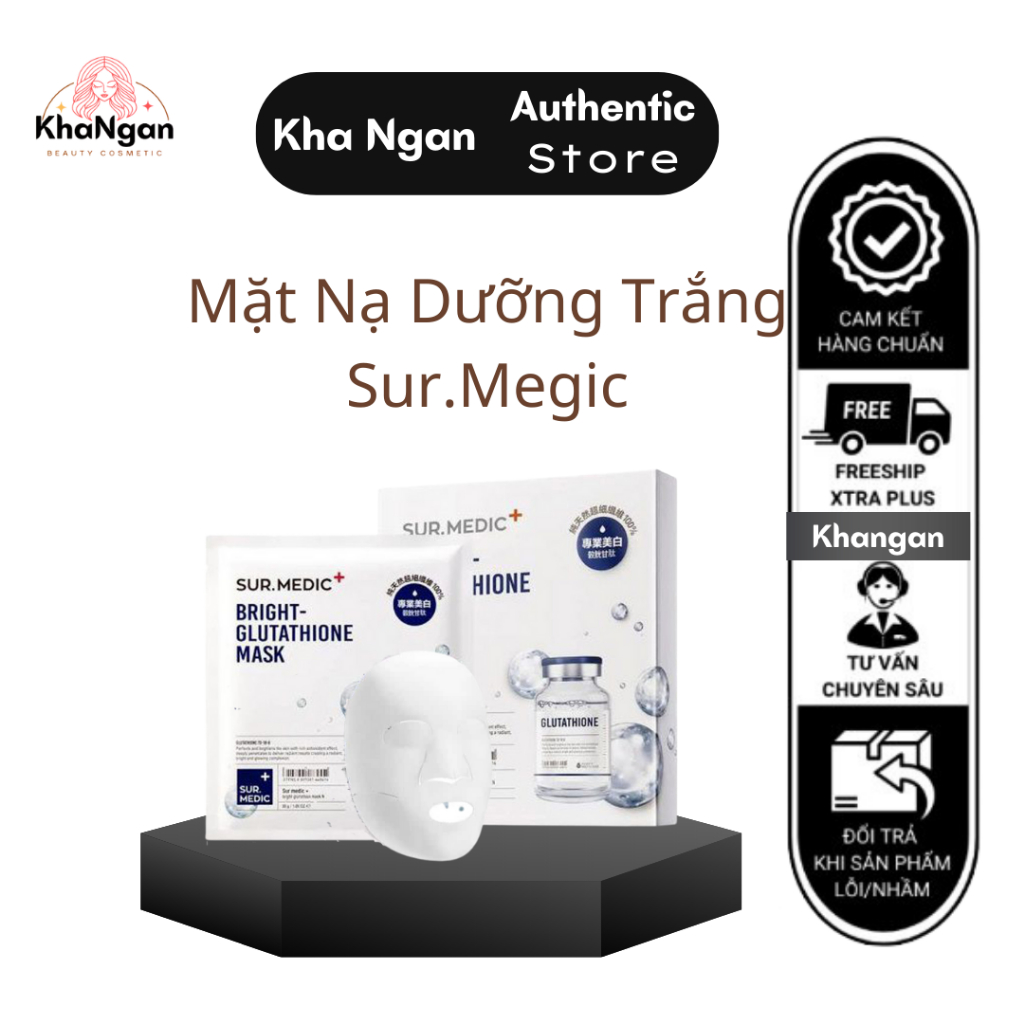 [Miếng lẻ] MẶT NẠ TRẮNG DA NEOGEN SUR MEDIC BRIGHT GLUTATHIONE MASK ...