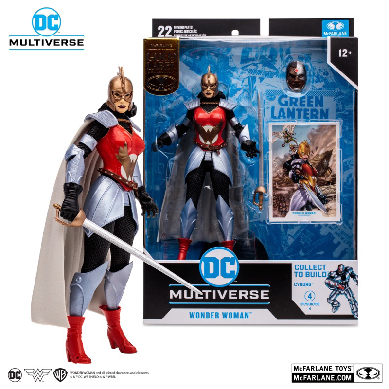 Mô hình McFarlane Toys DC Multiverse Wonder Woman (Flashpoint) Gold ...