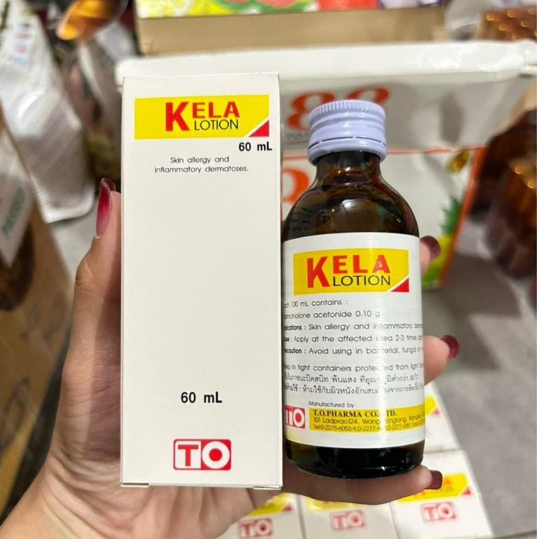 Kela Lotion Thái Lan Dành Cho Da Viêm Viêm Lỗ Chân Lông 60ml | Shopee ...