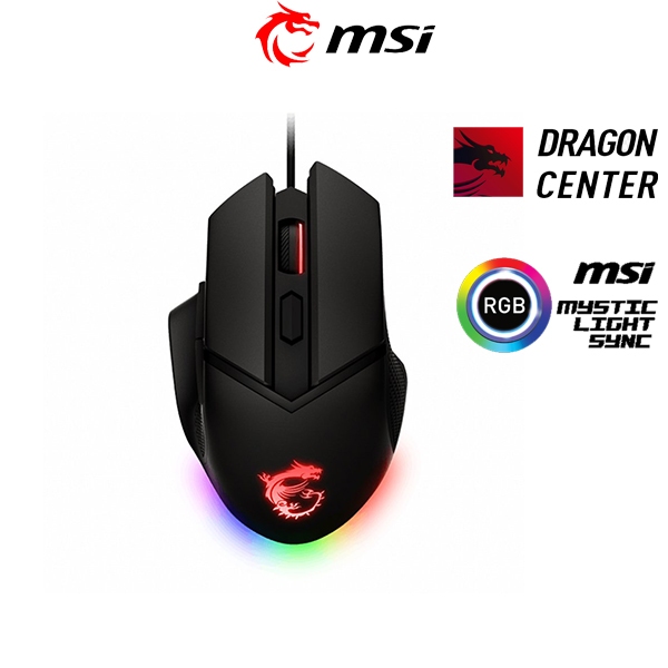 [Siêu rẻ[ Chuột gaming MSI GM20 Elite led rgb chính hãng có phần mềm ...