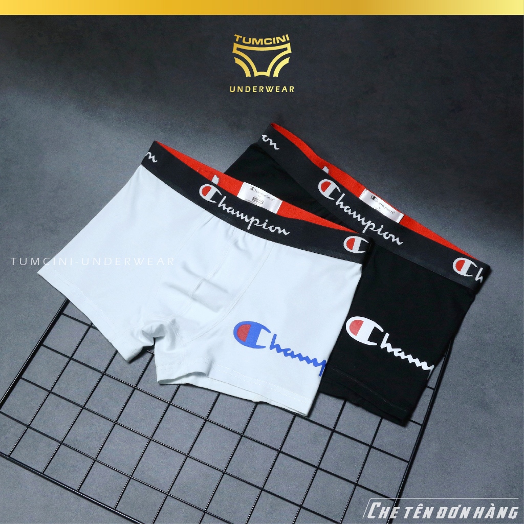 Quần lót nam, COMBO 3 quần boxer nam chất cotton ko dành cho kẻ thua ...