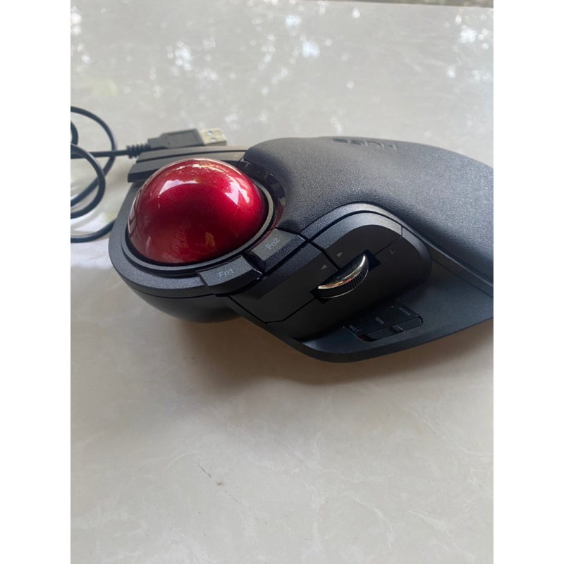 Chuột, Trackballs & Touchpad Elecom M-HT1URBK Trackball 8 buttons Mouse ...
