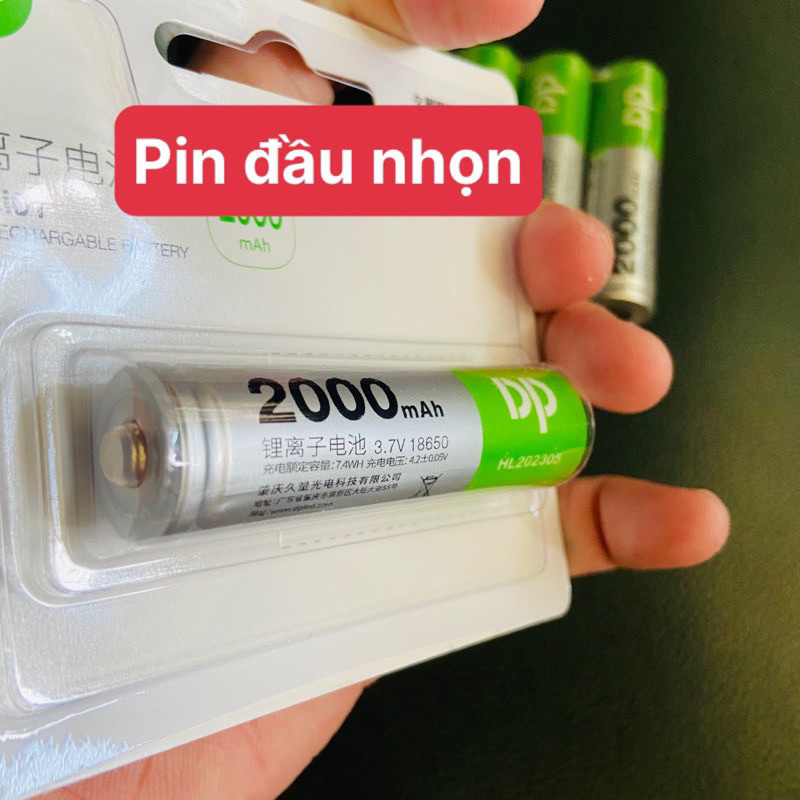 Pin Sạc 3.7V 18650 2000mAh ( DP ) | Shopee Việt Nam