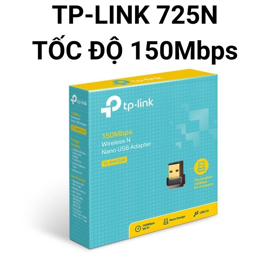 Usb wifi Tp-link WN725N Nano Chuẩn N Tốc Độ 150Mbps - Usb wifi cho PC ...