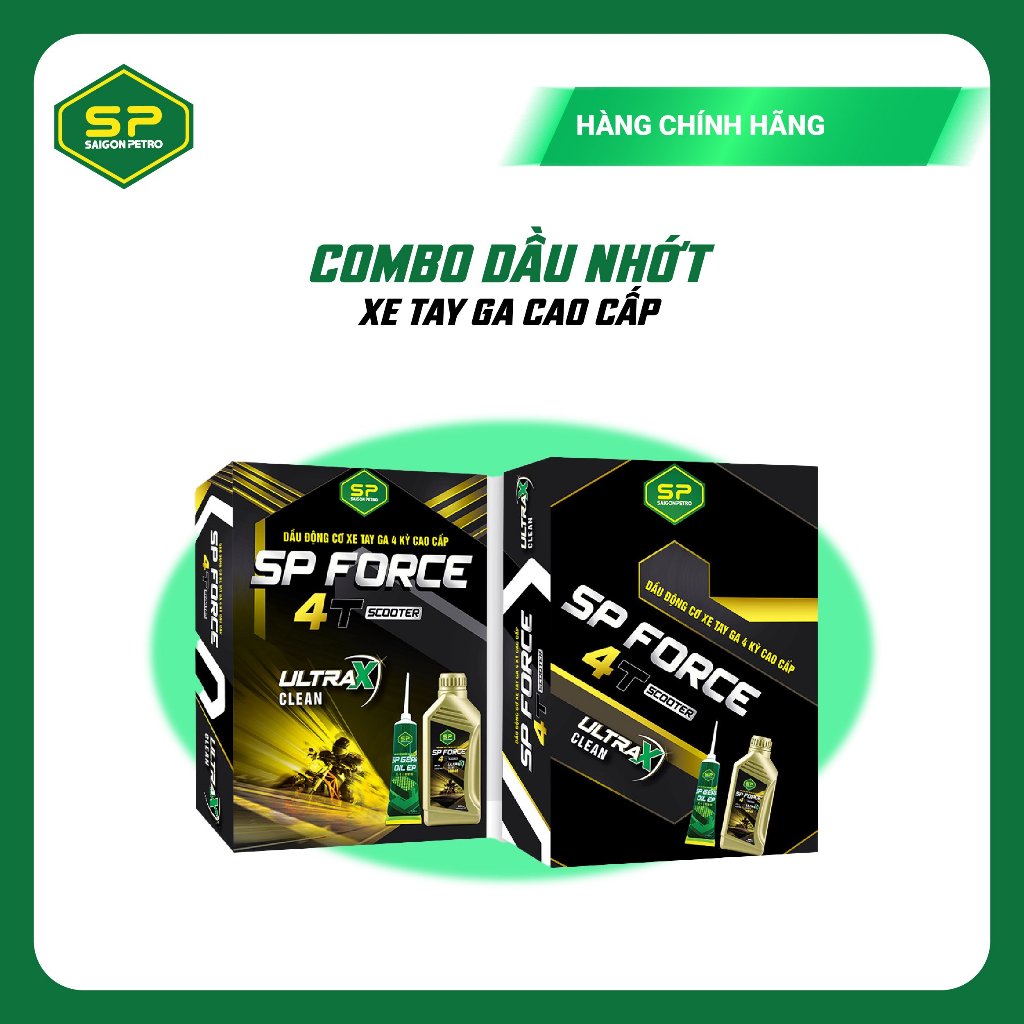 Combo Dầu nhớt động cơ và Dầu hộp số dành cho xe tay ga - Saigon Petro ...