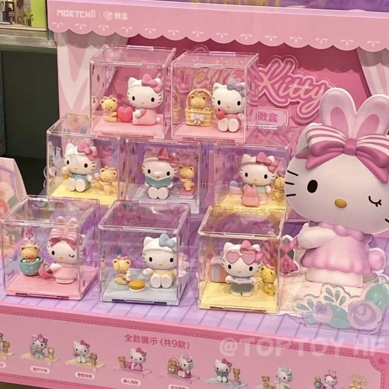 [Mẫu mới nhất] Mô hình sưu tầm blind box Hello kitty bên bạn gấu dễ ...